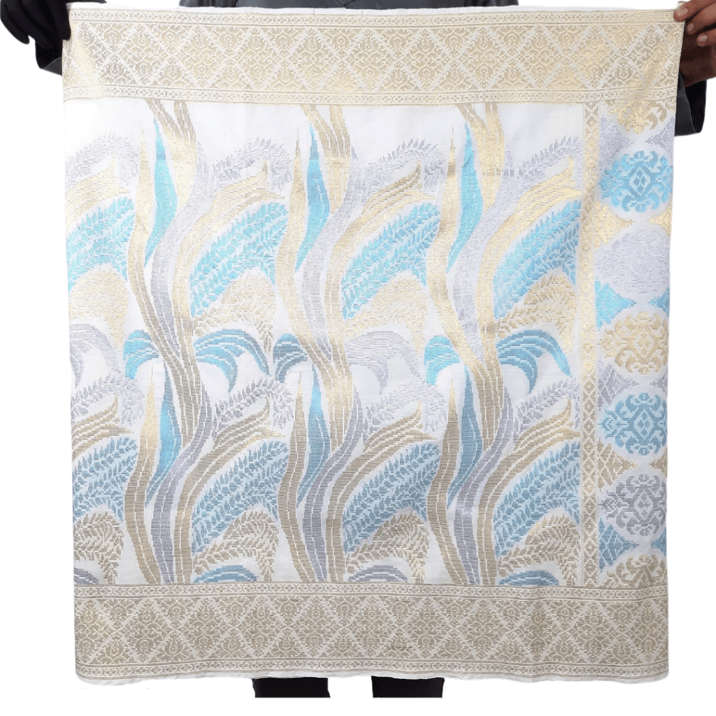 Raikan Cinta 801 - Putih Emas Bunga - FAQI