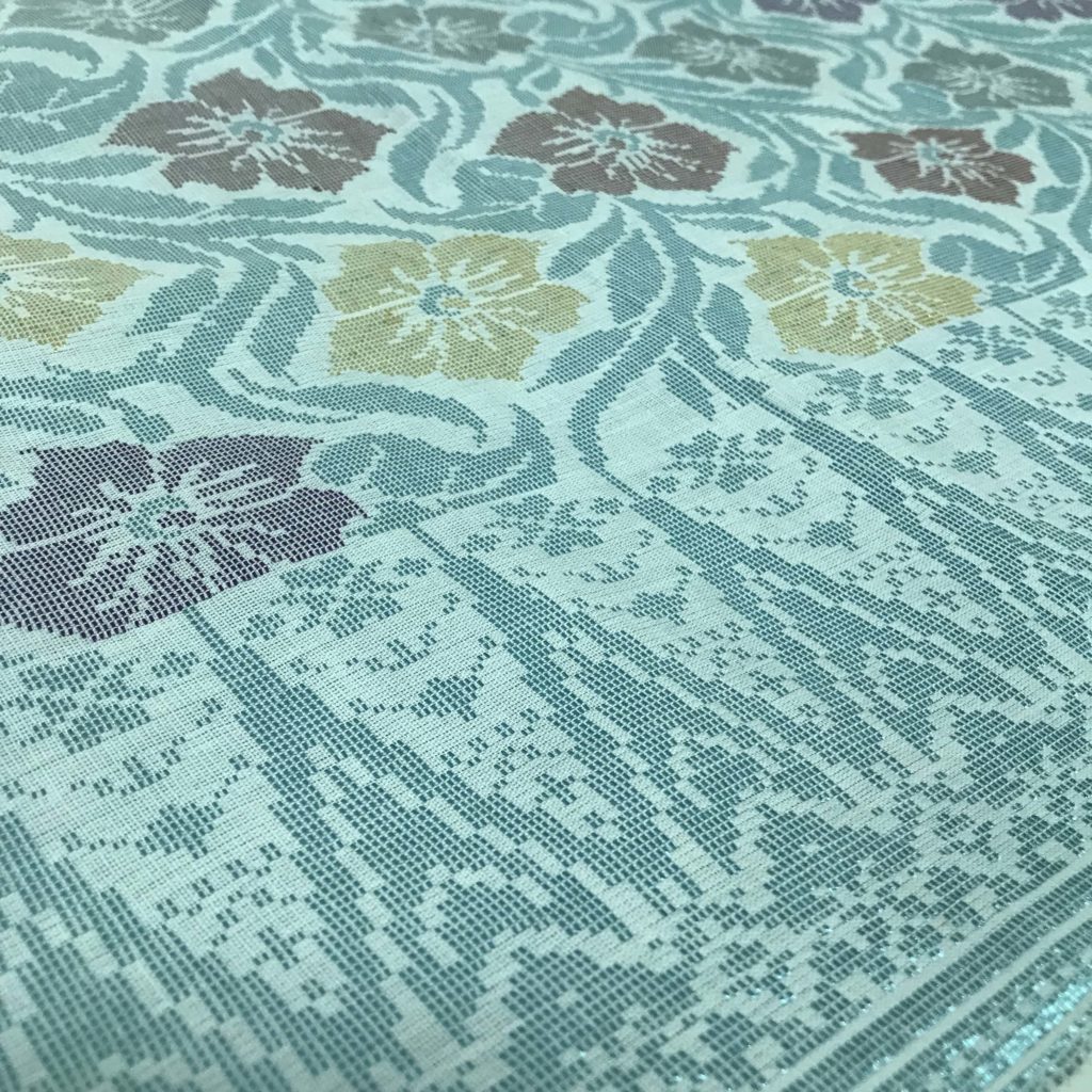 Raikan Cinta 797 - Putih Baby Blue Bunga - FAQI